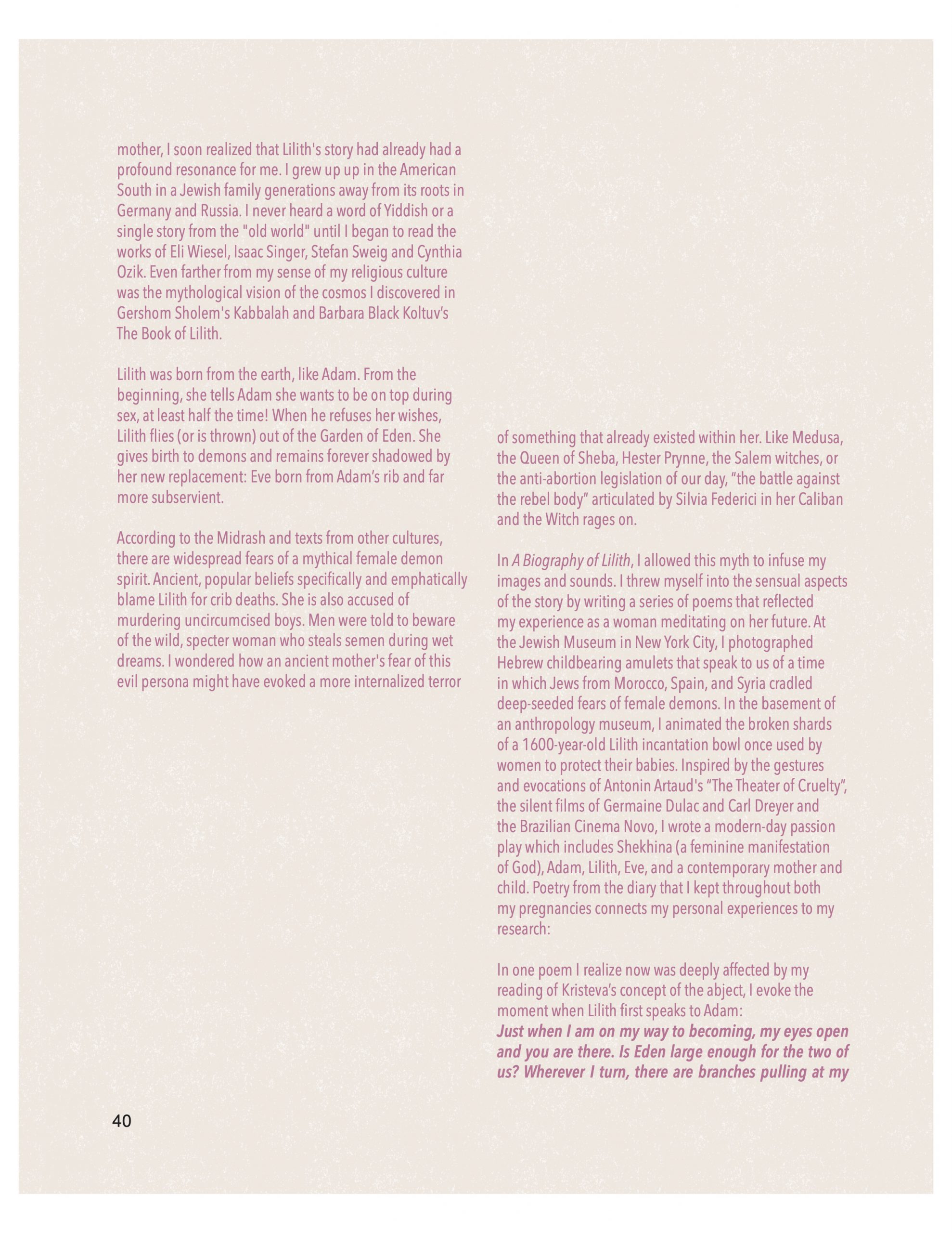 “Where do framed bodies go?” by Lynne Sachs / Analog Cookbook Issue #7 – Analog Erotica | Lynne ...